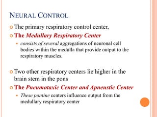 Control of respiration | PPTX
