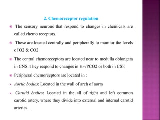 Control of respiration | PPTX