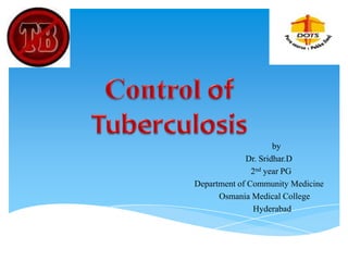 Control of tb | PPT