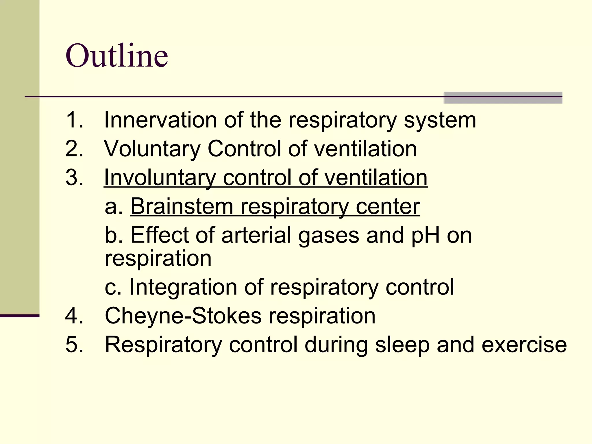 Control Of Ventilation | PPT