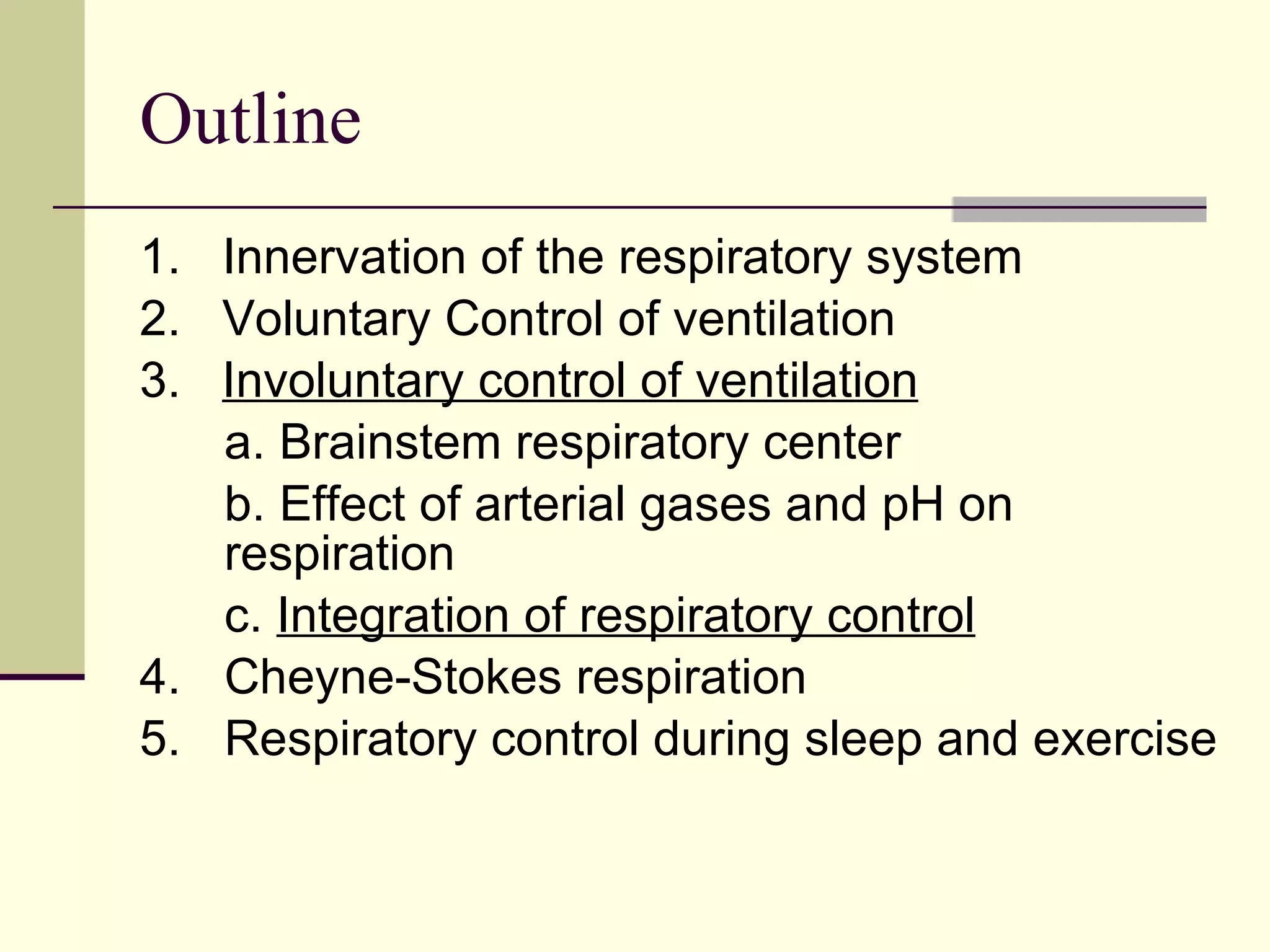 Control Of Ventilation | PPT