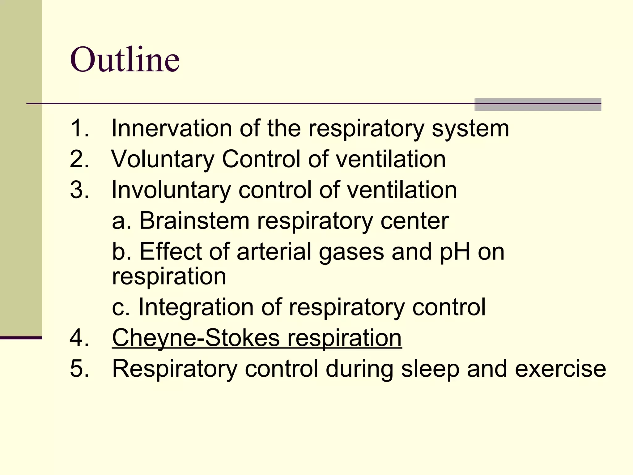 Control Of Ventilation | PPT
