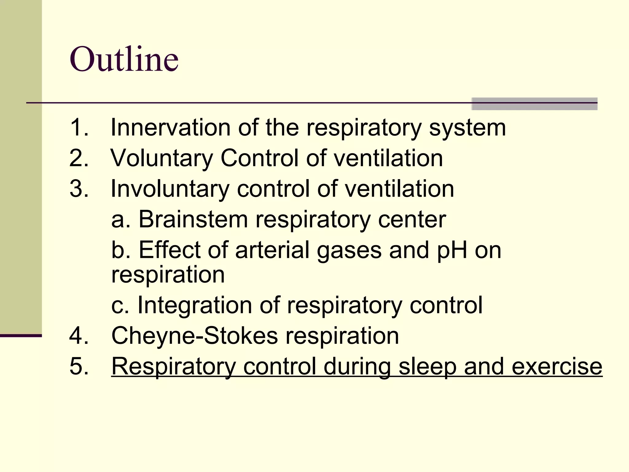 Control Of Ventilation | PPT
