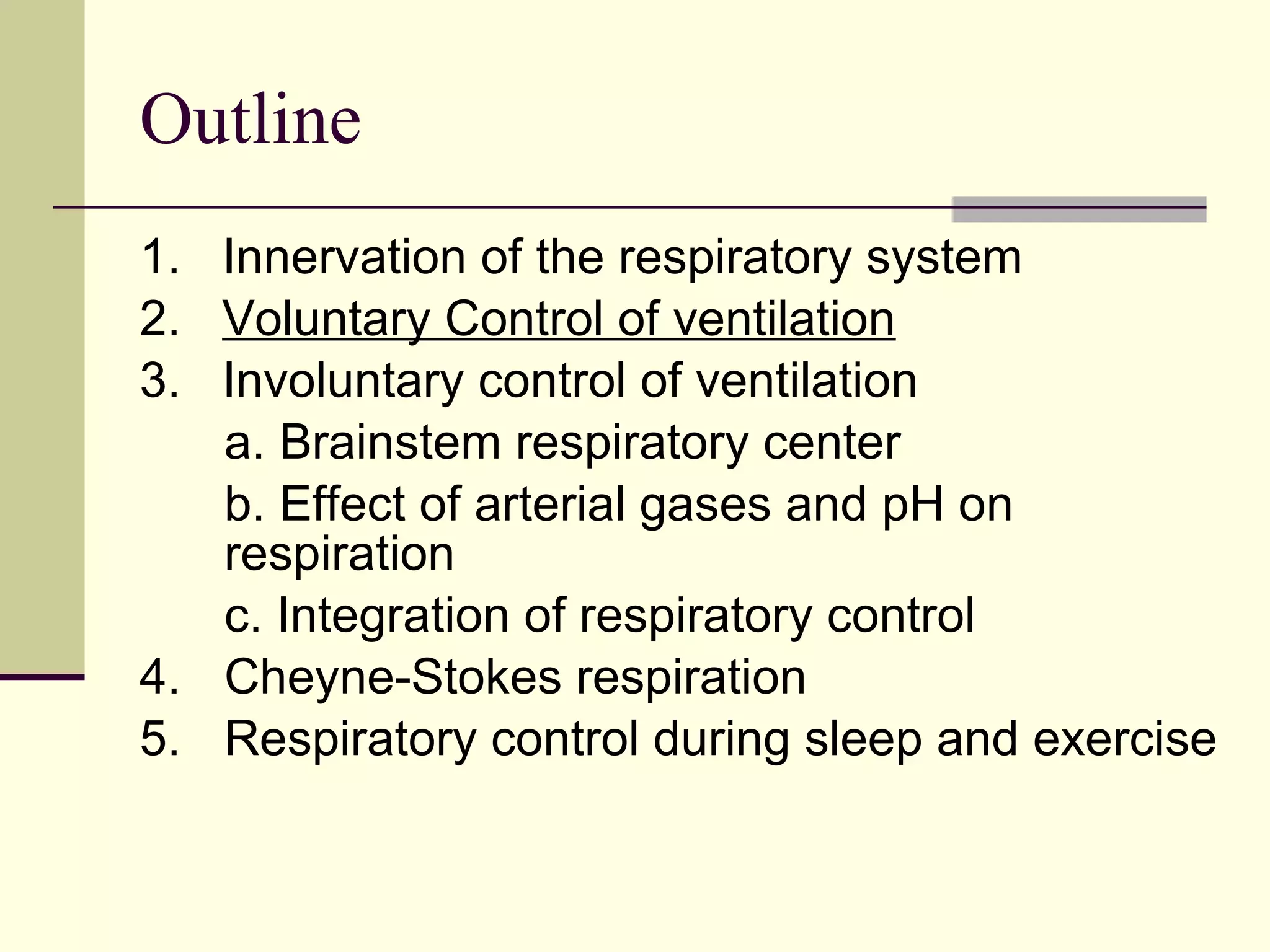 Control Of Ventilation | PPT