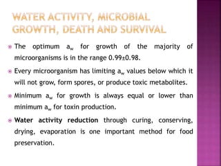 Control of water activity | PDF