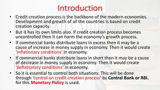 Control on credit creation | PPTX