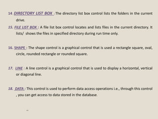 control structure in visual basic | PPTX