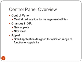 Control Panel | PPTX