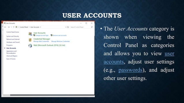 Control panel | PPTX