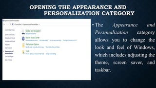 Control panel | PPTX