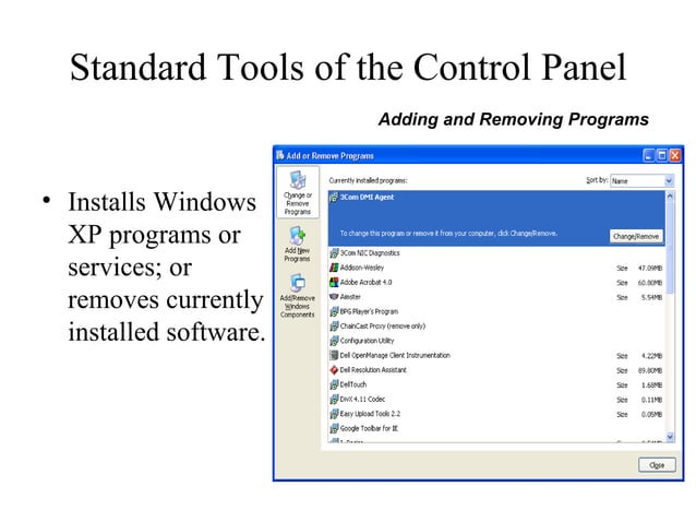 Control Panelis | PPT