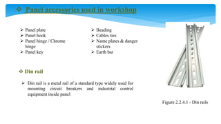 This ppt is based on the working and the making of the control panels ...