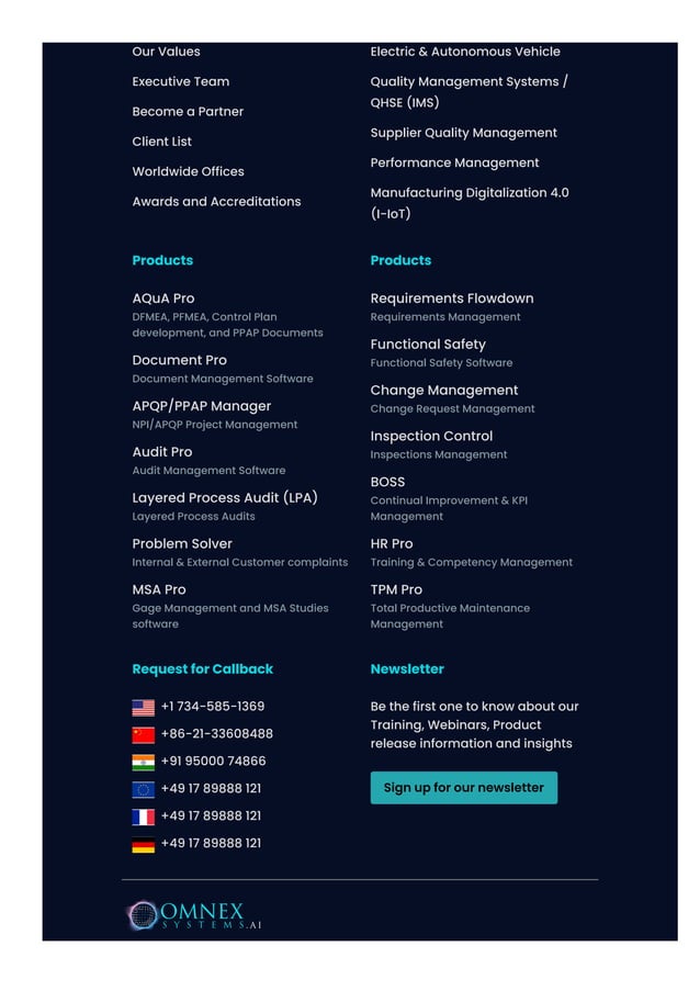 Control Plan using AI-Omnex systems | PDF