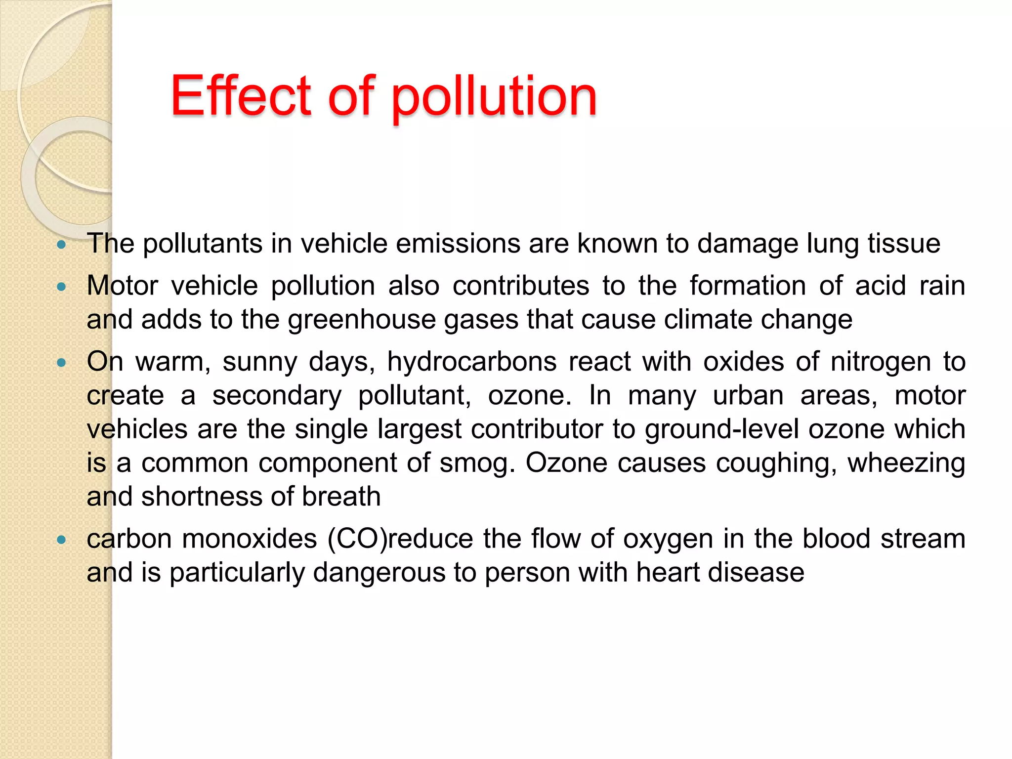 Control pollutant formation | PPTX