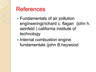 Control pollutant formation | PPT