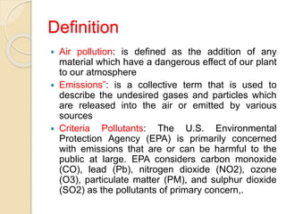 Control pollutant formation | PPT