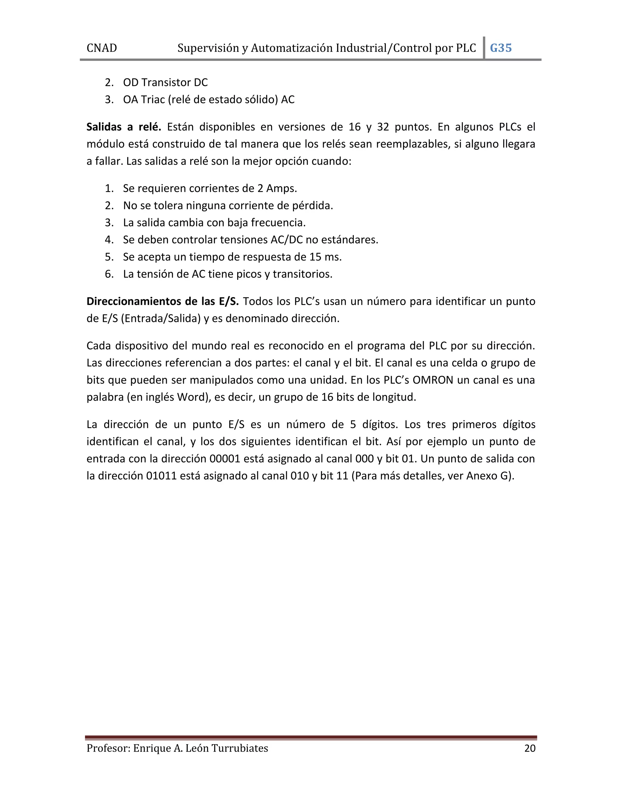 Control por plc | PDF