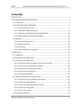 Control por PLC | PDF