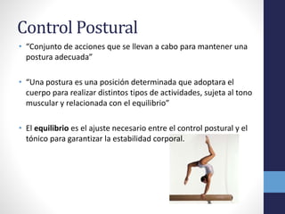 Control postural | PPTX