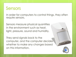 Computer Control | PPT