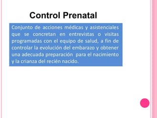 Control prenatal | PPTX