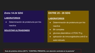 CONTROL PRENATAL en el embarazo, ginecologia | PDF