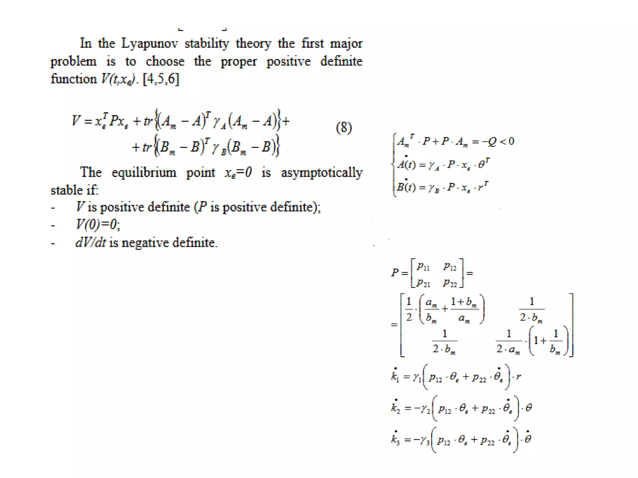 Some Adaptive Control Schemes Implementations Using Matlab Pptx