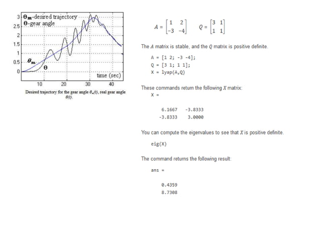 Some Adaptive Control Schemes Implementations Using Matlab Pptx