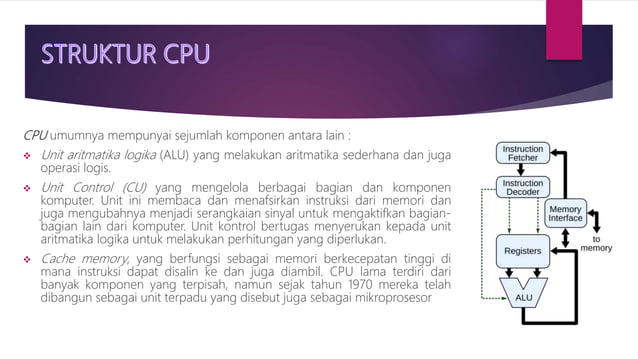 Control processing unit (cpu) | PPT