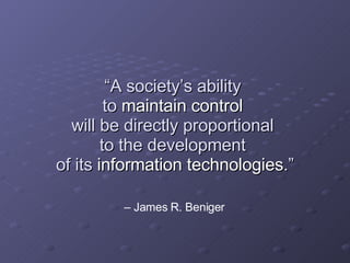 Control Revolution | PPT