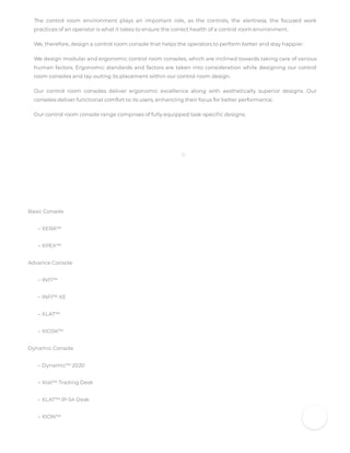 Control room console | PDF