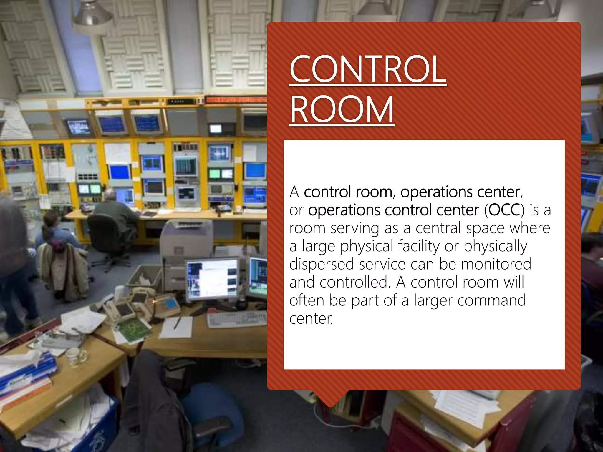 Control room ( Advance Services ) | PPTX