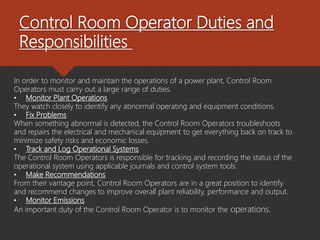 Control room ( Advance Services ) | PPTX