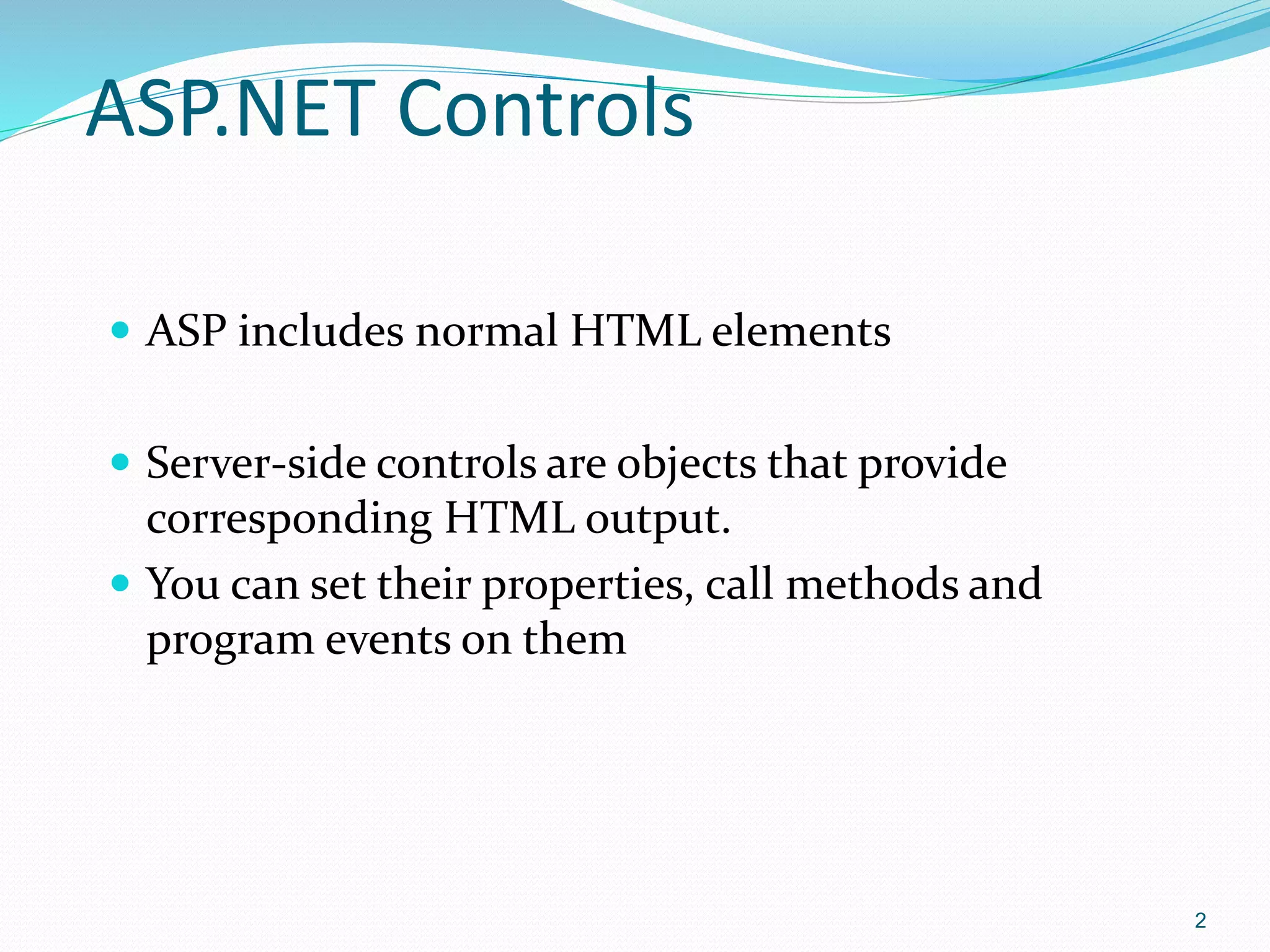 Controls | PPT