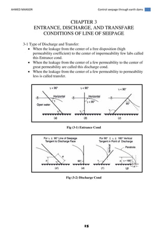 Control Seepage Thought Earth Dams | PDF