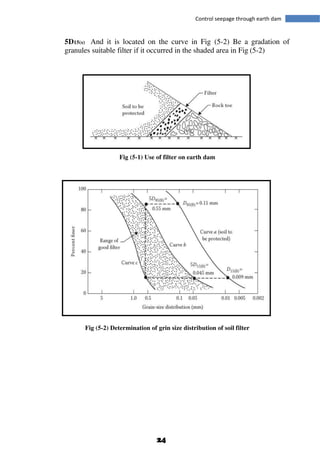 Control Seepage Thought Earth Dams | PDF