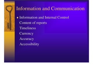 Control Self Assessment | PPT