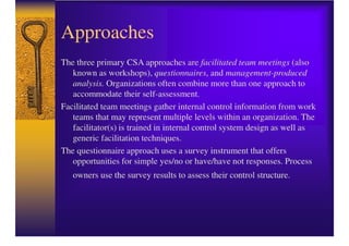 Control Self Assessment | PPT