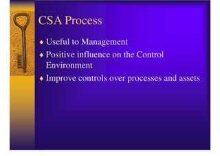 Control Self Assessment | PDF