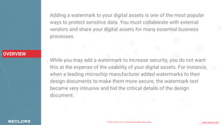 Control Sensitive Data Leakage with Seclore’s Dynamic Watermarking.pptx