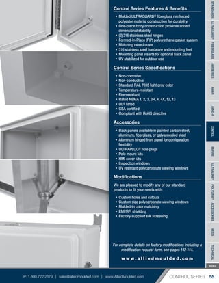 Control Series FRP Enclosures | PDF | Auto Type | Automotive