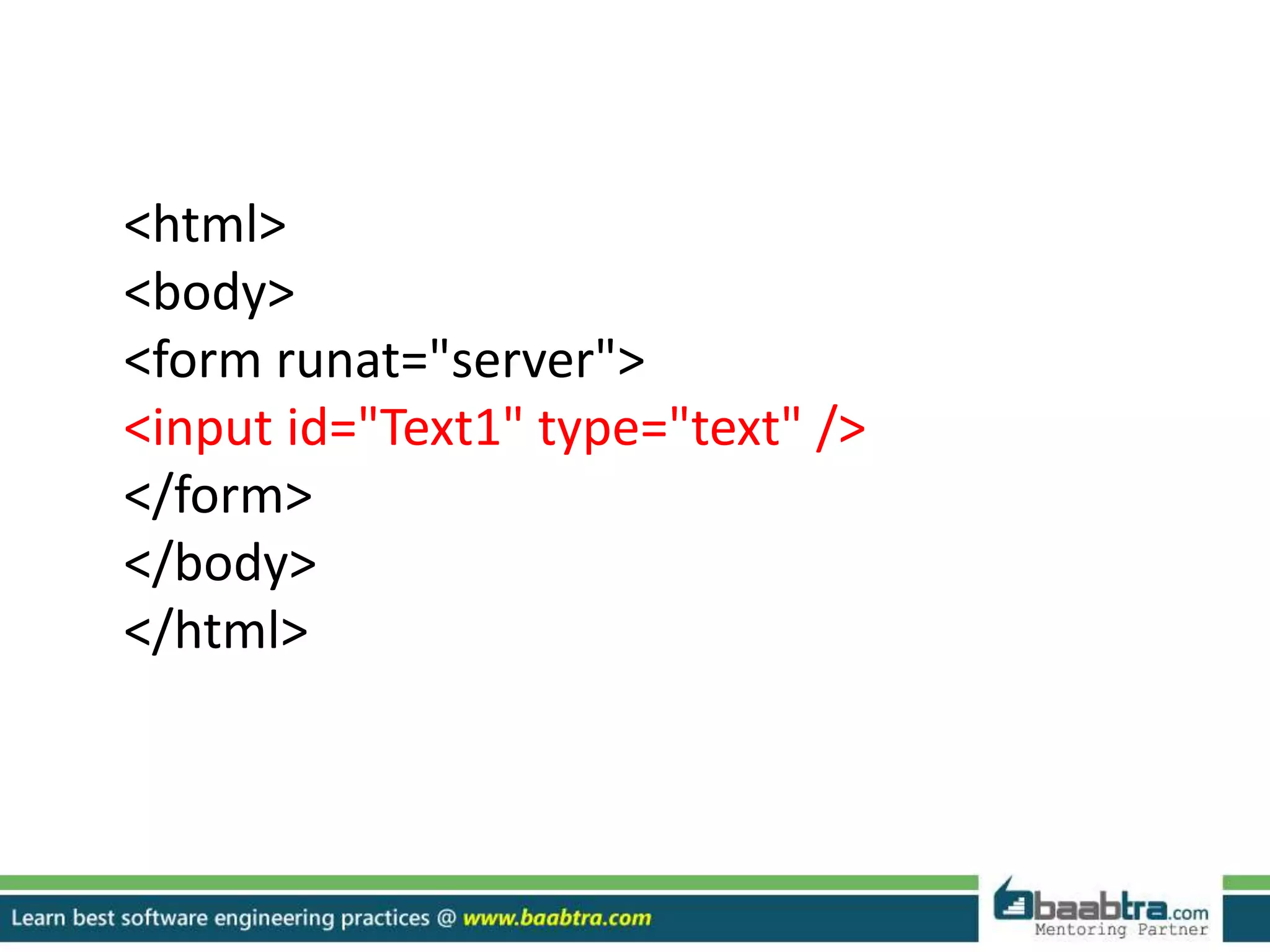 Controls in asp.net | Web Development | Internet