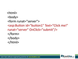 Controls in asp.net | Web Development | Internet