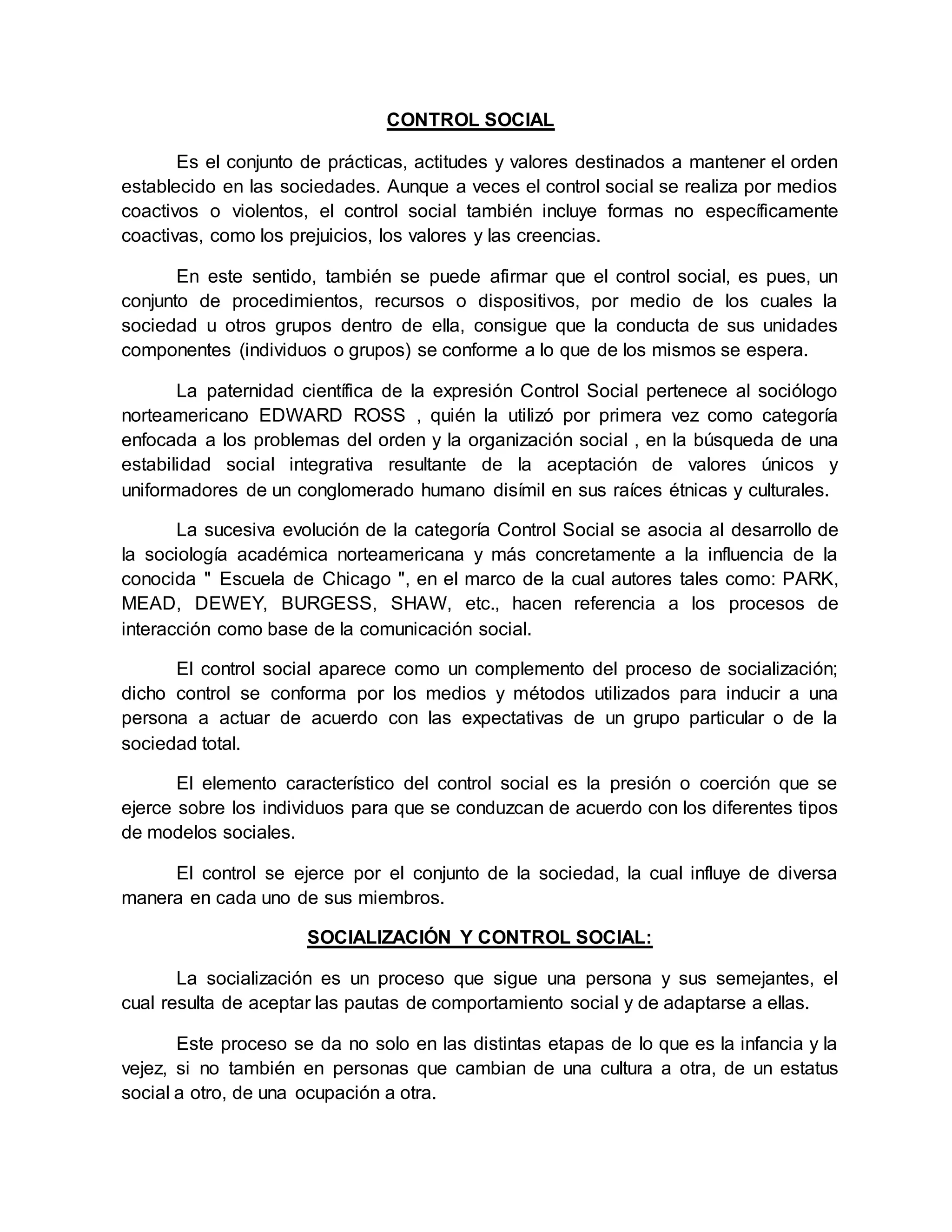Control social | PDF