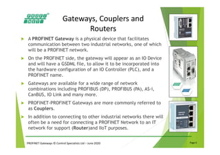 PROFINET to PROFIBUS gateways - Peter Thomas - 03 june 2020 | PPT