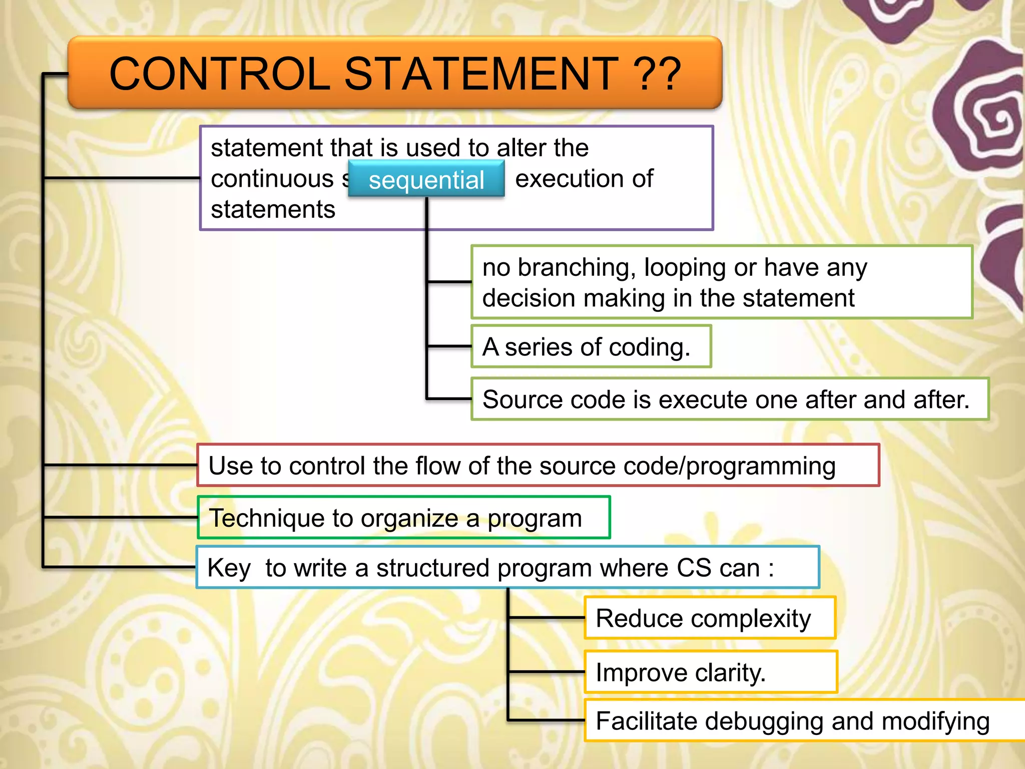 Control statement-Selective | PPT