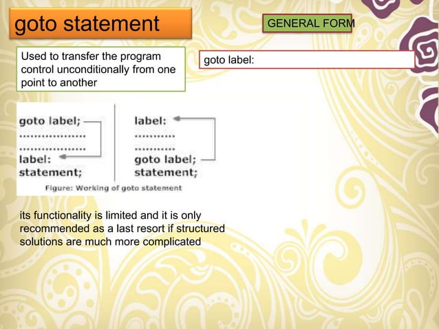 Control statement-Selective | PPT