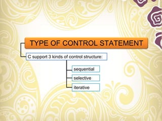 Control statement-Selective | PPT