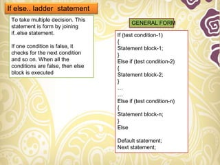 Control statement-Selective | PPT