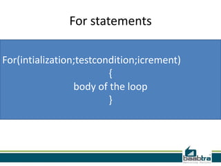 Control statement in c | PPTX